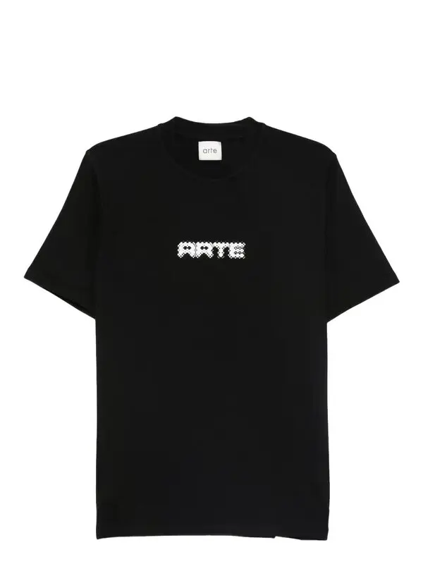 ARTE ANTWERP Logo-print T-shirt - Black