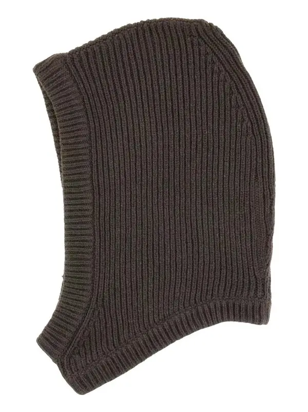 Rick Owens Rib-knit Balaclava - Grey
