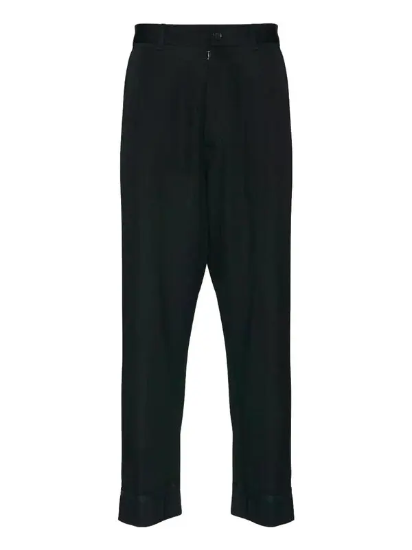 MAISON MARGIELA Tailored High-waisted Trousers - Black