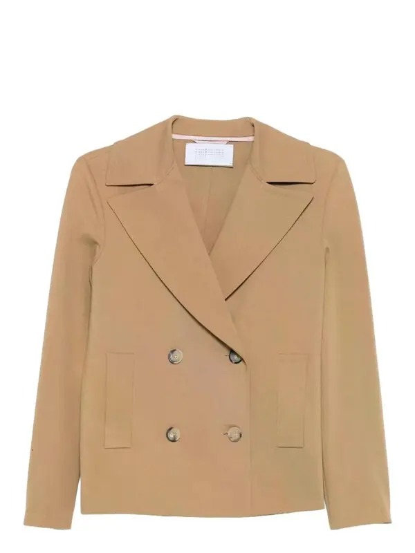 Harris Wharf London Double-breasted Jacket - Neutrals