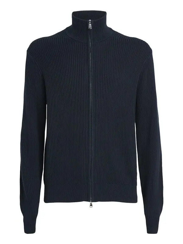 J. Lindeberg Organic Cotton Alexis Cardigan - Navy