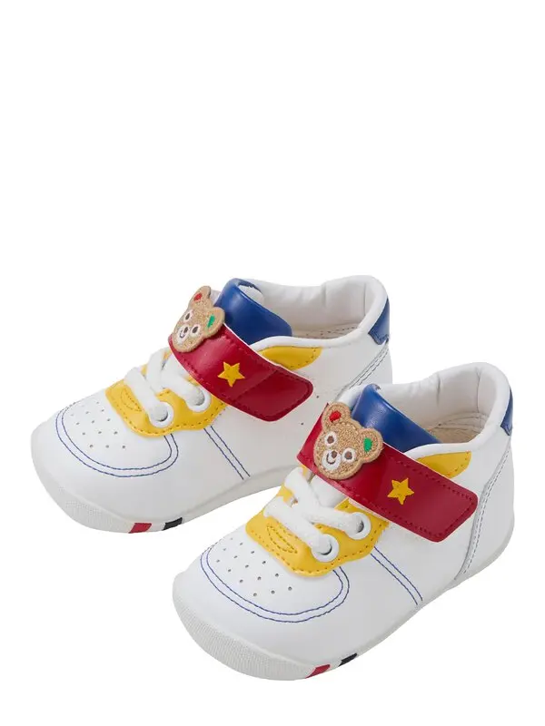 MIKI HOUSE Teddy Sneakers - Red
