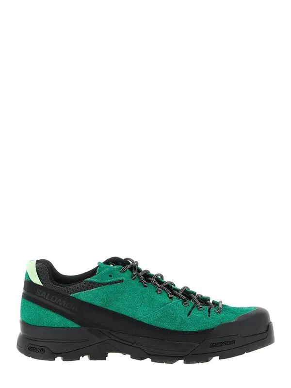 SALOMON X Alp Suede Sneakers - Green