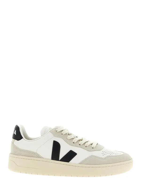 VEJA V-90 Sneakers - White/black