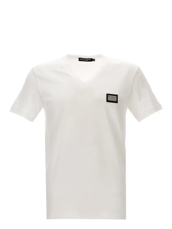 Dolce & Gabbana Logo T Shirt - White