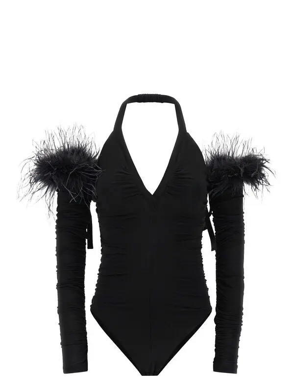 Pinko Ottovolante Bodysuit - Black