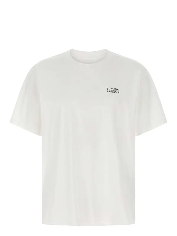 MAISON MARGIELA Printed T Shirt - White/black