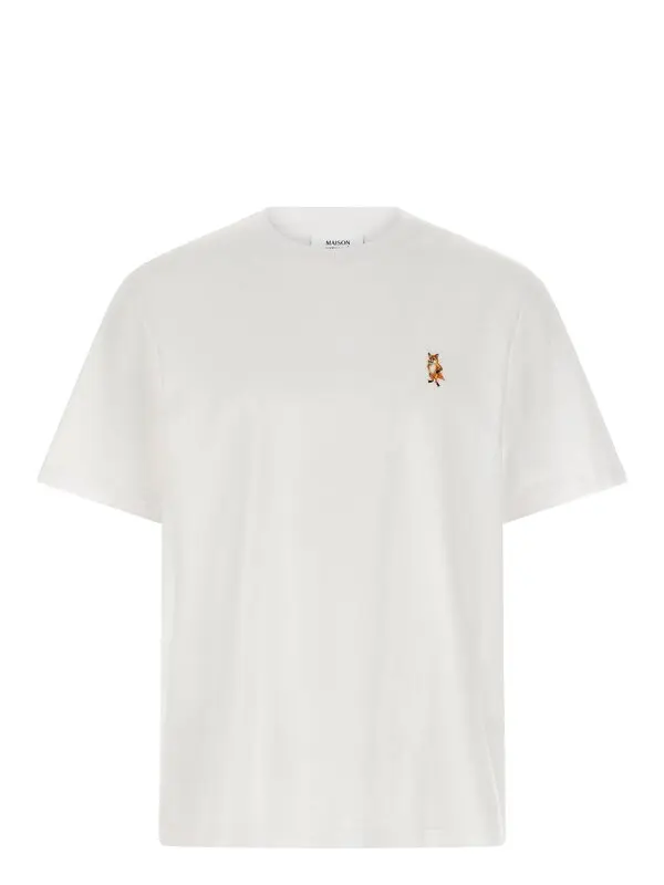 Maison Kitsuné Dressed Fox' T Shirt - White