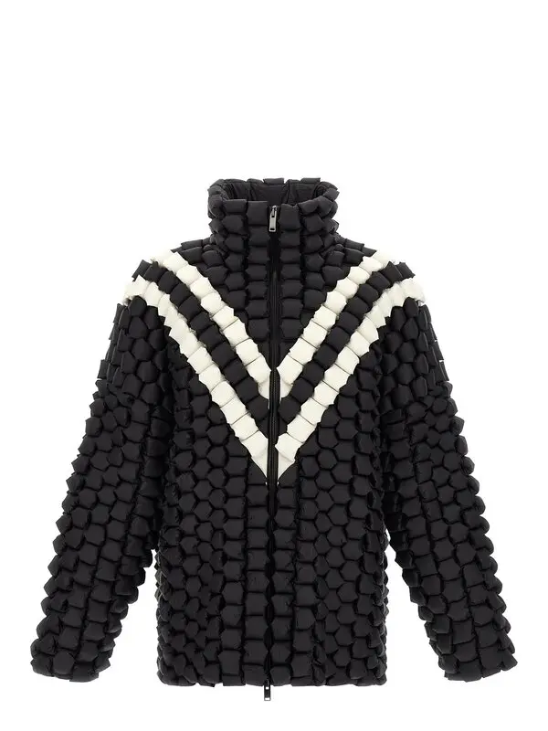RAXXY 3d Braided Down Jacket - Black