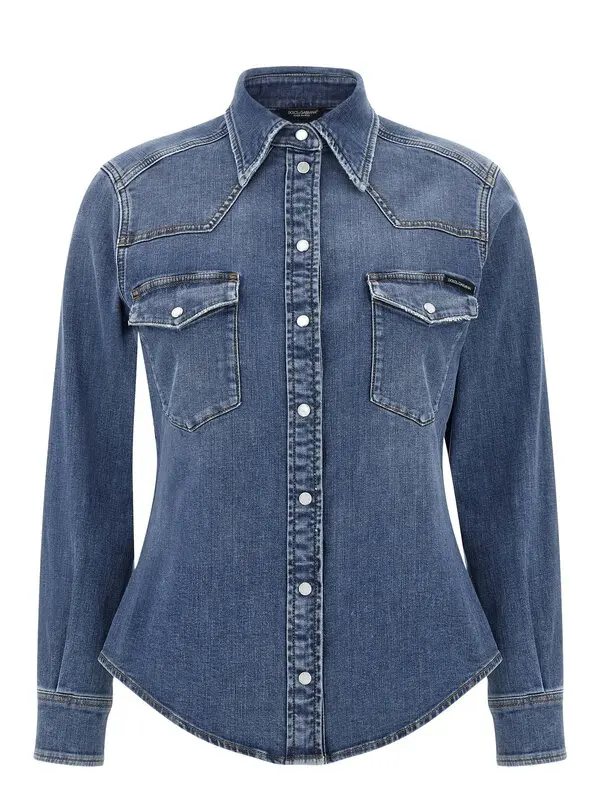 Dolce & Gabbana Denim Shirt - Blue