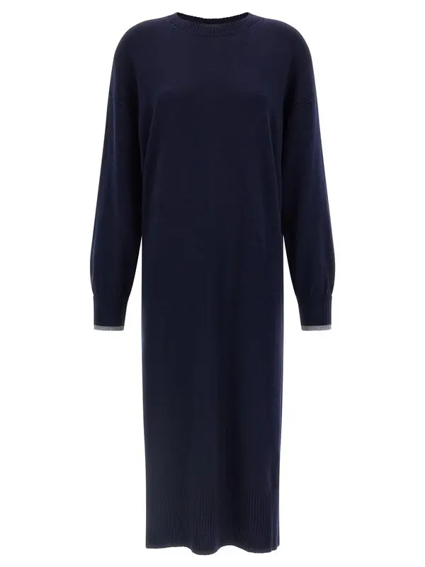 Pinko Wool Knit Dress - Blue