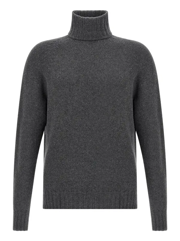 MA'RY'YA High Neck Sweater - Gray