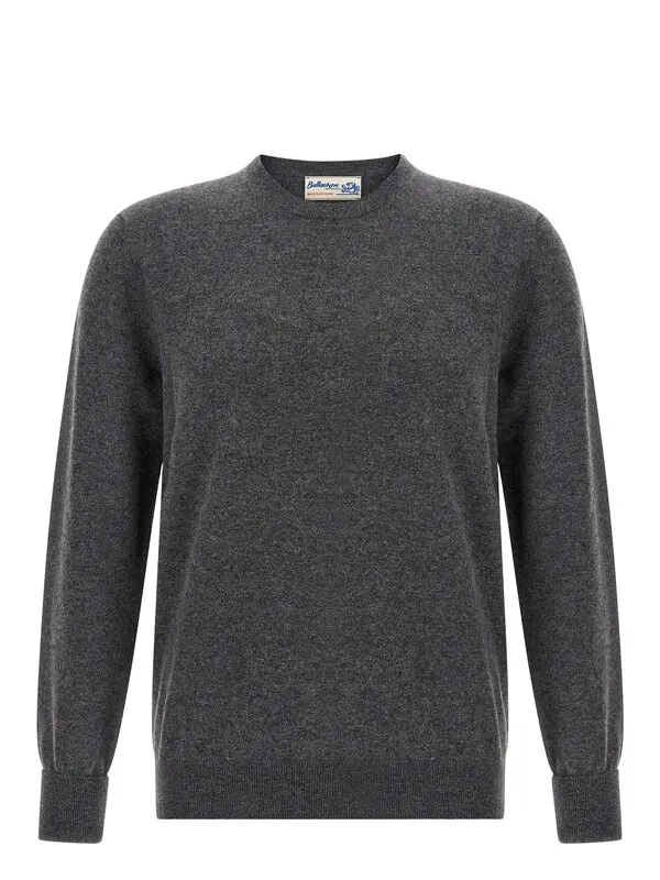 BALLANTYNE Crewneck Cashmere Sweater - Gray