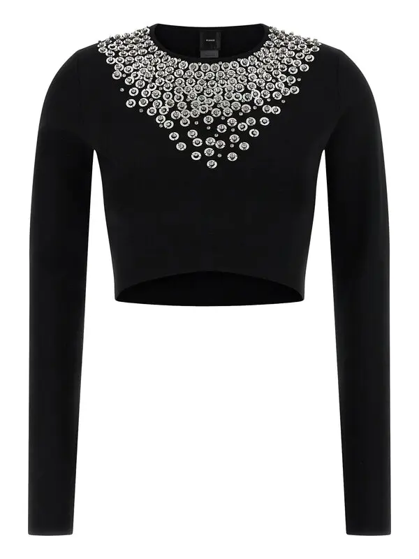 Pinko Big Jim Sequined Sweater - Black