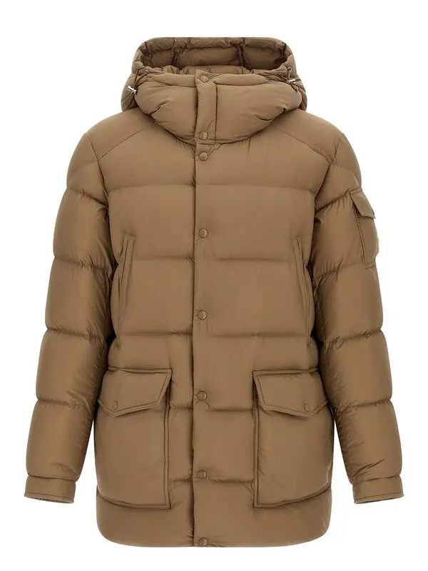 Moncler Bretagne' Down Jacket - Beige