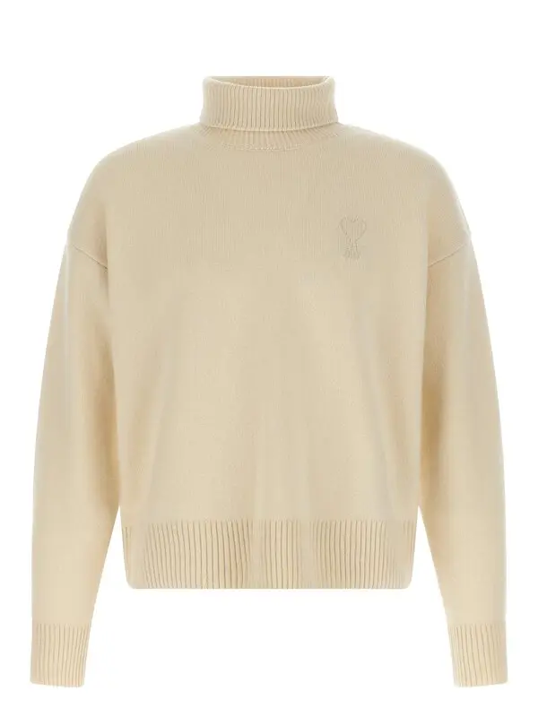 Ami Matis' Turtleneck Sweater - White