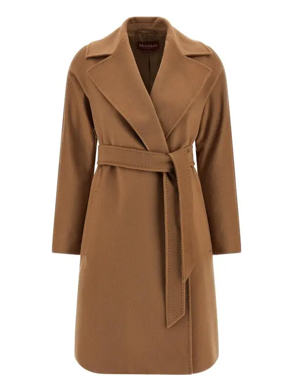 Max Mara Dravenna Wool Coat - Brown