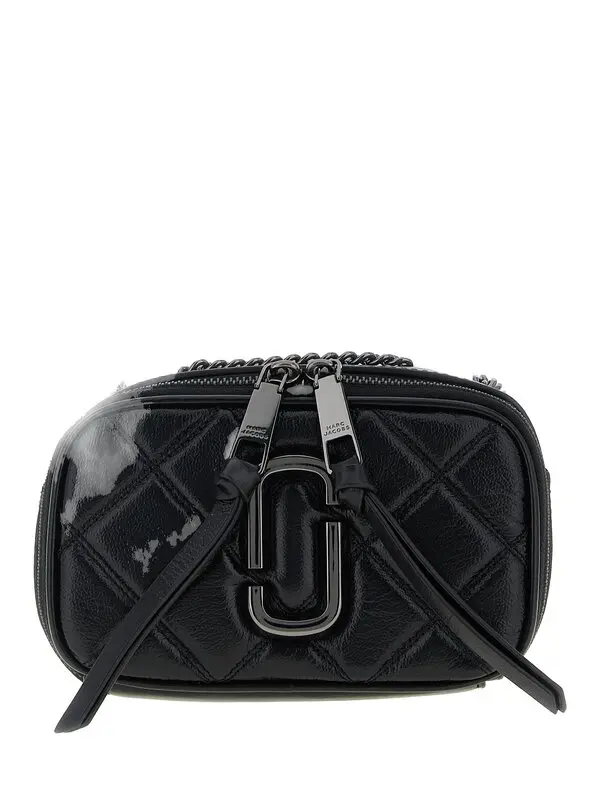 Marc Jacobs The Quilted Softshot Crossbody Bag - Black