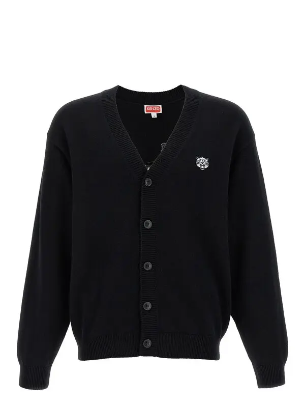 Kenzo Happy Tiger Cardigan - Black