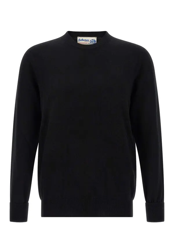 BALLANTYNE Cashmere Crewneck Sweater - Black