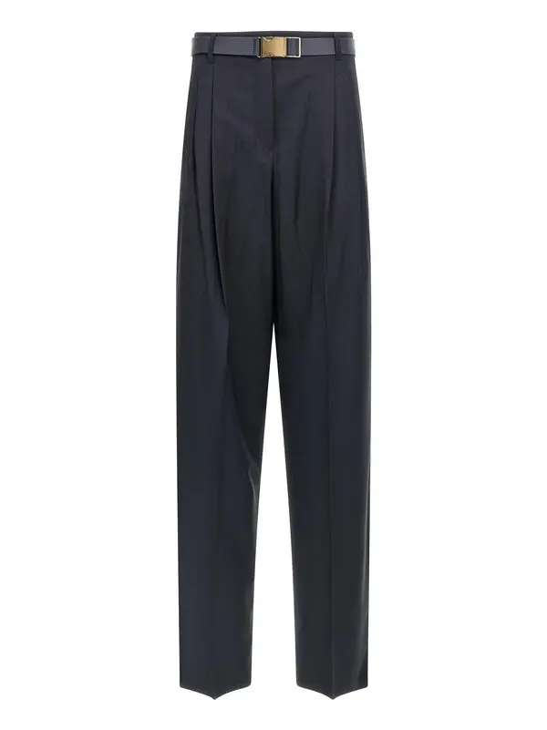 MAX MARA STUDIO Bergamo Trousers - Blue