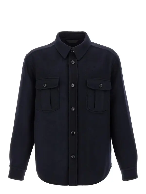 Brioni Vagabond' Overshirt - Blue