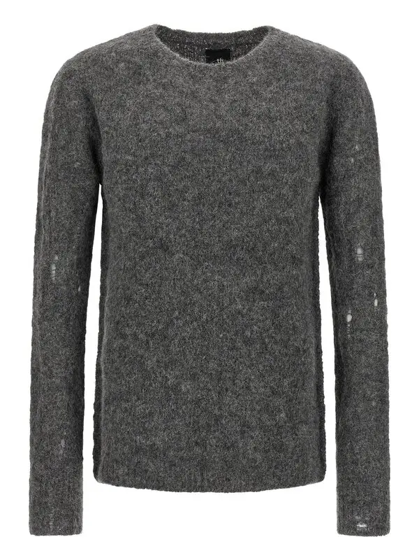 THOM KROM Alpaca Wool Blend Sweater - Gray