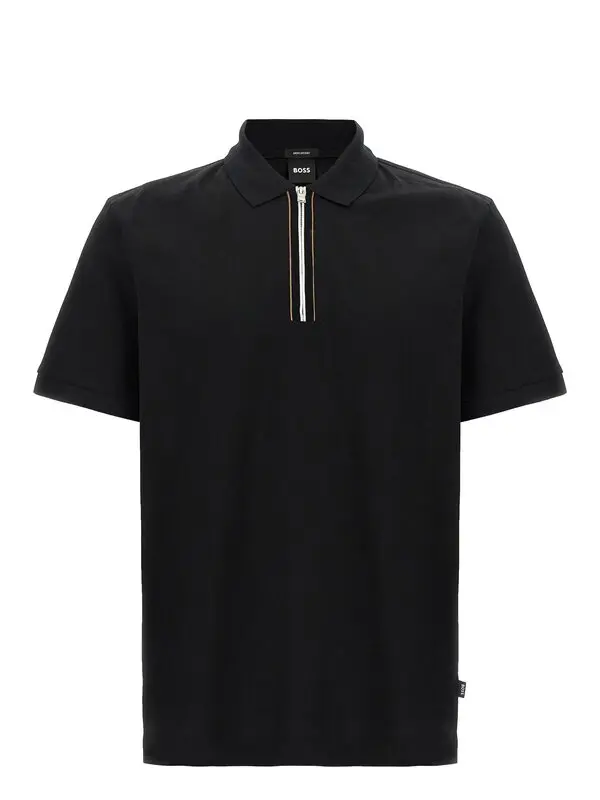 Hugo Boss H Paras 65' Polo Shirt - Black