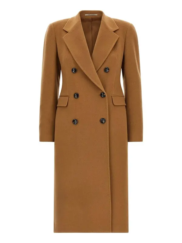 Tagliatore Meryl Cashmere Coat - Brown