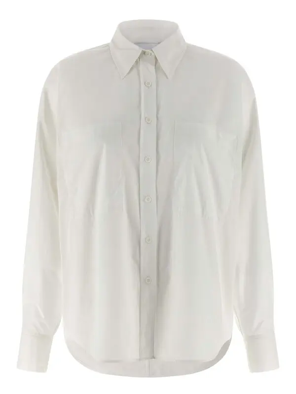 NUDE Bat Sleeve Shirt - White