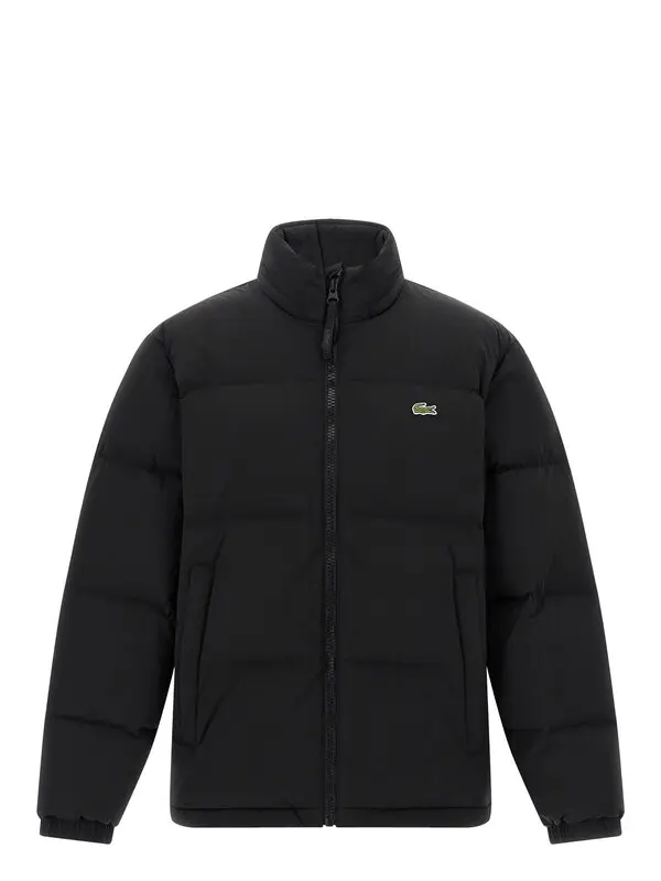 Lacoste Logo Down Jacket - Black