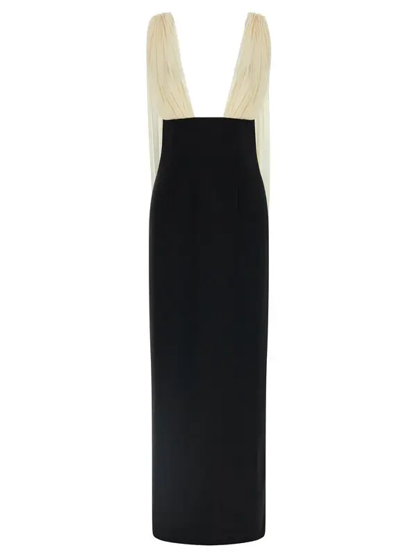 ARMARIUM Mara Long Dress - White/black