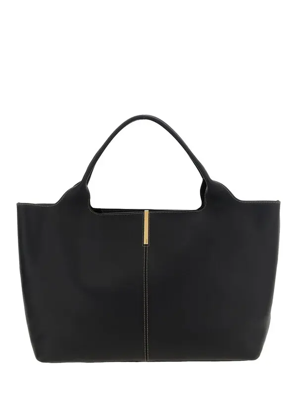 TOD'S Medium 'ebr' Shopping Bag - Black