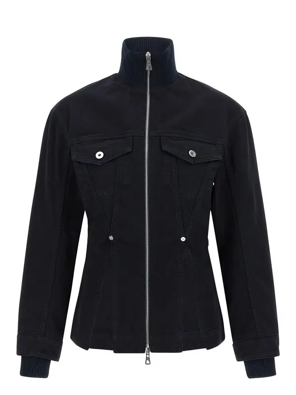Jean Paul Gaultier The Slit Denim Jacket - Blue