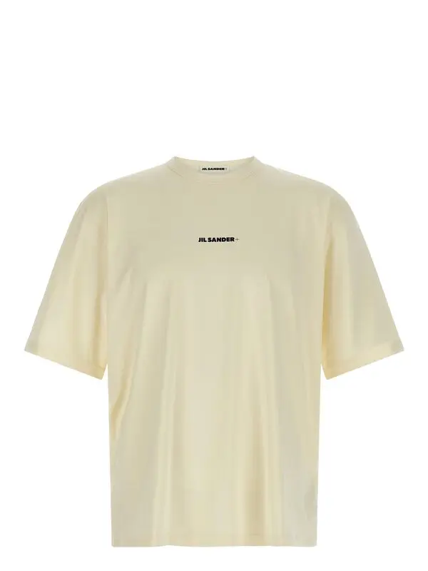 JIL SANDER Activewear' T Shirt - Beige