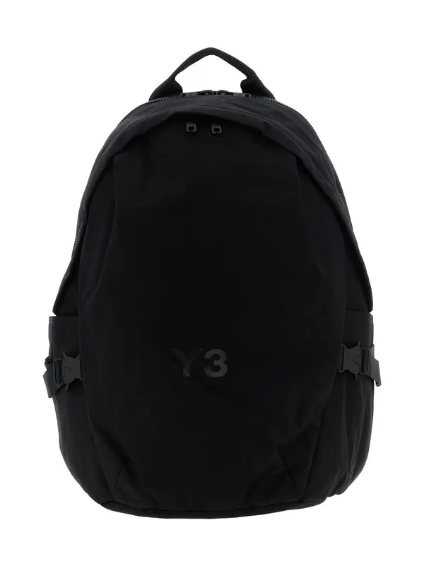Y3 Logo Backpack - Black