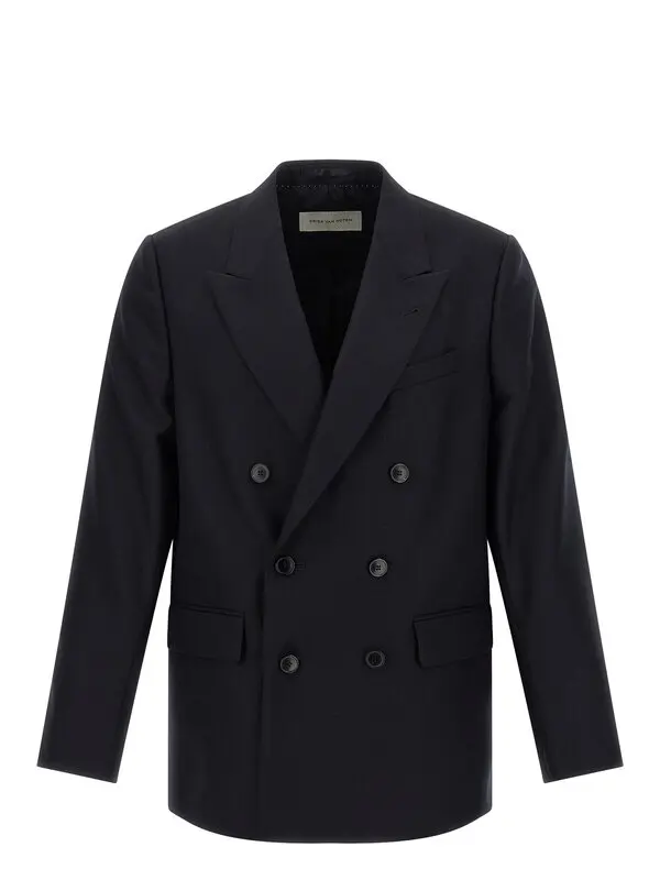 Dries Van Noten Buforden' Blazer - Blue
