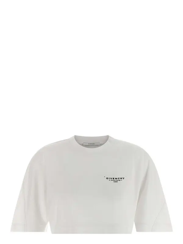 Givenchy Cropped T-shirt - White