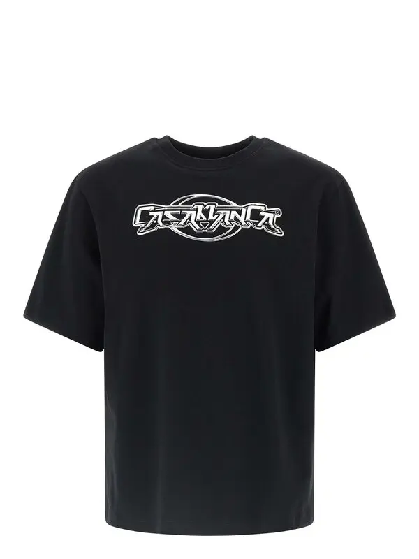 Casablanca Chrome' T Shirt - Black