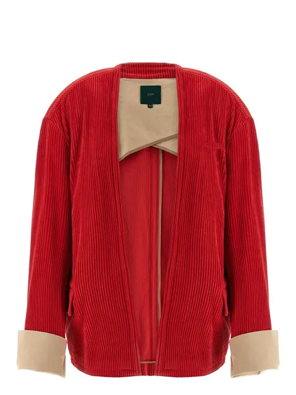 MAISON JEJIA Jonathan Corduroy Blazer - Red