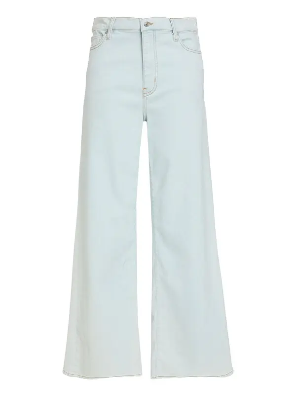 FRAME Le Slim Palazzo High-rise Wide-leg Jeans - Sky Blue