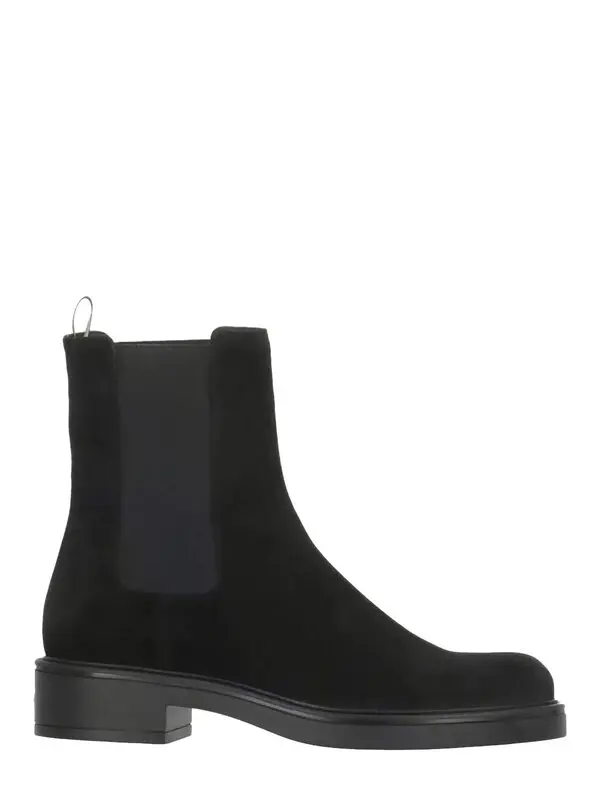 STUART WEITZMAN 40mm Celia Suede Boots - Black