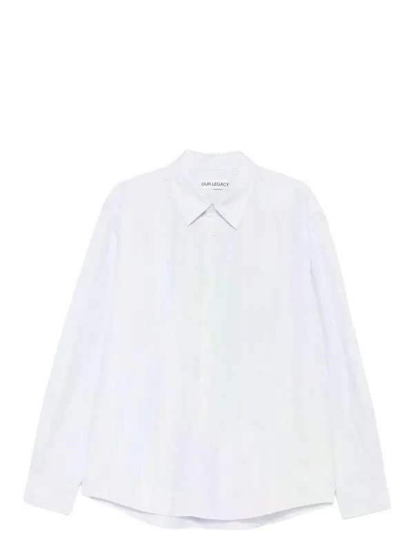 Our Legacy Pinstripe Cotton Shirt - White