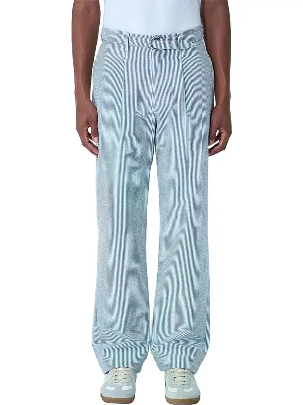 NOAH Striped Trousers - Blue