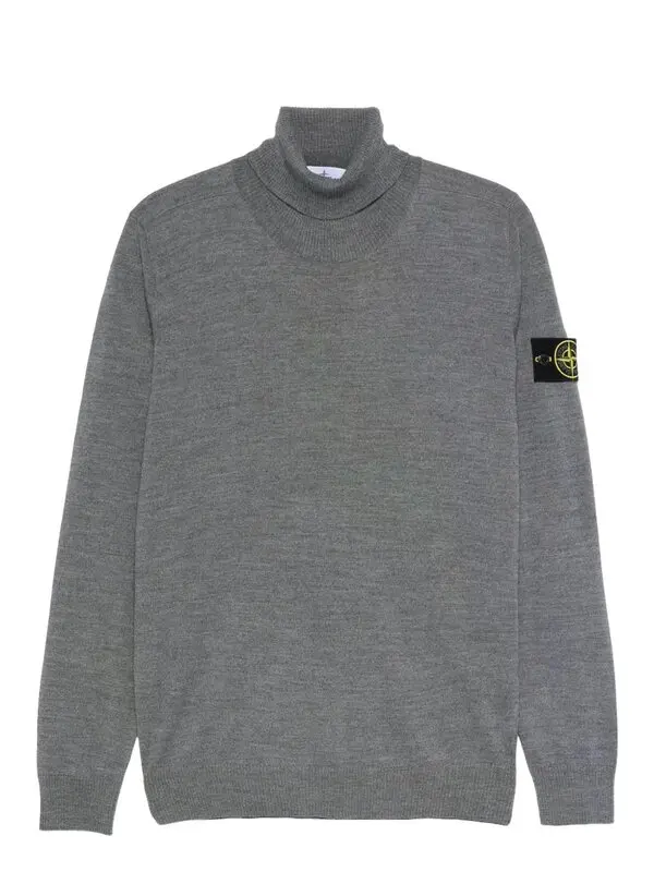 Stone Island Roll-neck Sweater - Grey
