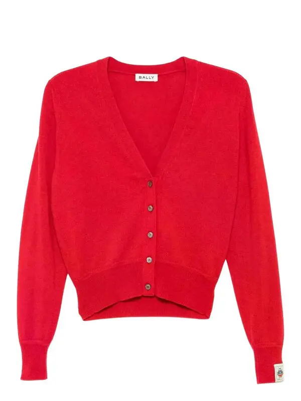 Bally Cashmere Cardigan - Red
