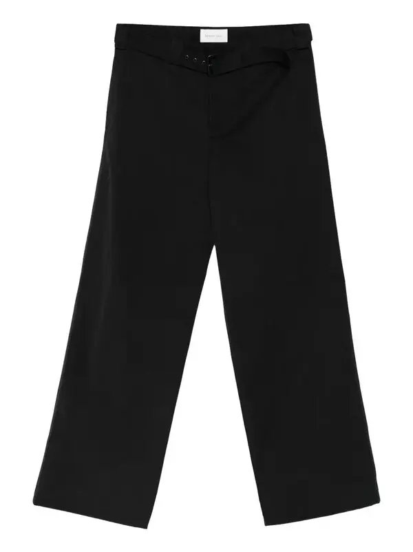BERNER KUHL Belted Trousers - Black