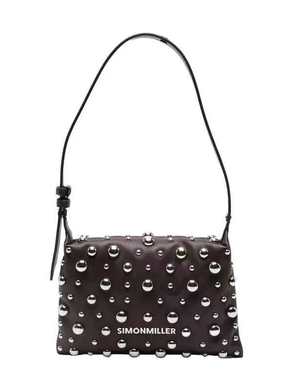 SIMONMILLER Studded Shoulder Bag - Brown