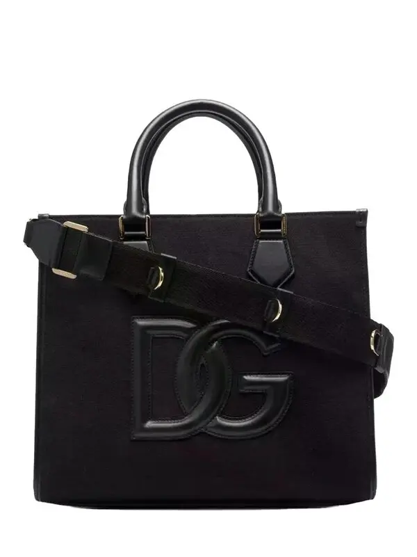 Dolce & Gabbana Logo-plaque Tote Bag - Black