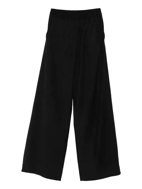 Isabel Benenato Elastic-waist Trousers - Black